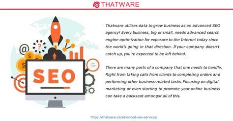 Ppt Get The Professional Advanced Seo Services Thatware Llp