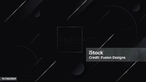 어두운 기하학적 인 모양의 검은 추상적 인 미니멀리스트 배경 현대적인 디자인 장식은 고급 그라디언트 기하학적 요소를 질감 벡터
