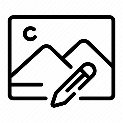 Photo Editing Pencil Edit Image Picture Editor Icon Download On