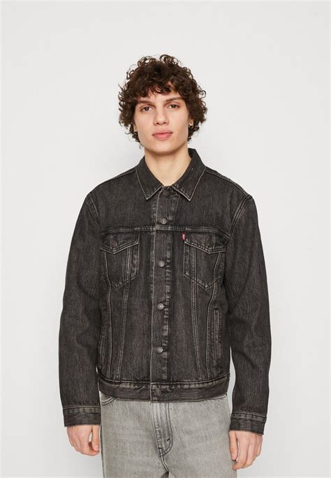 Levis® The Trucker Jacket Veste En Jean Blow Awaydenim Gris Zalandofr