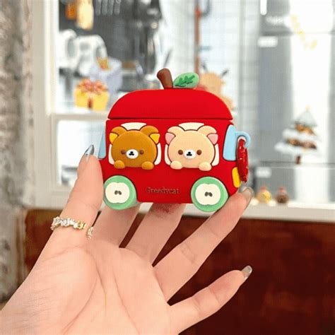 사과자동차에어팟 귀여운케이스 레드 곰돌이케이스 귀여운에어팟 곰돌이에어팟 생일선물 에어팟1세대 에어팟2세대 에어팟3세대 에어팟프로 에어팟프로2 에어팟4세대 에어팟 아이폰