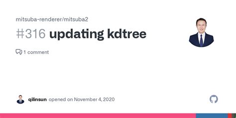 Updating Kdtree · Issue 316 · Mitsuba Renderermitsuba2 · Github