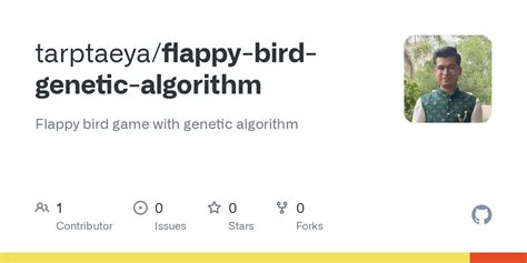 GitHub Tarptaeya Flappy Bird Genetic Algorithm Flappy Bird Game With