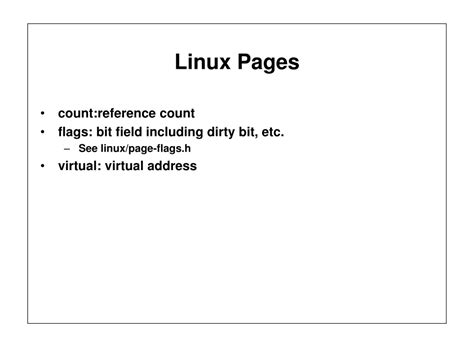 Ppt Linux Memory Management Page Allocation And Virtual Address