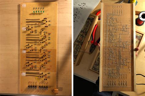 I Built A 4 Bit Adder From Transistors Soldered On Four Perfboards R Beneater