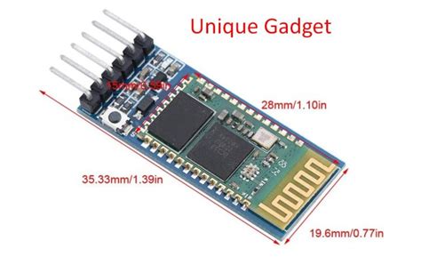 Hc 05 Bluetooth Module Serial Port Hc 05 Integrated Bluetooth Adapters Module Serial Port 6 Pin