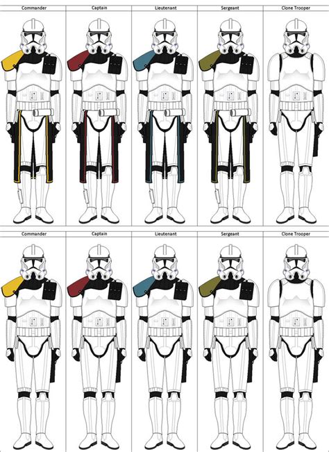 Clone Stormtrooper Ranks By Shadowwolfclonect On Deviantart
