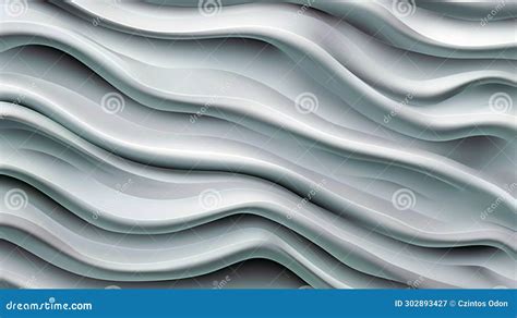 The Image Depicts A Seamless Undulating Pattern Of Grey And White Layers Stock Illustration