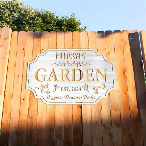Custom Metal Garden Decorgarden Wall Artgarden Metal Sign