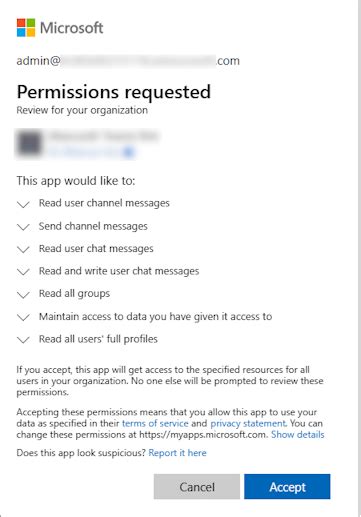 Microsoft Teams 應用程式許可權與同意 Microsoft Teams Microsoft Learn