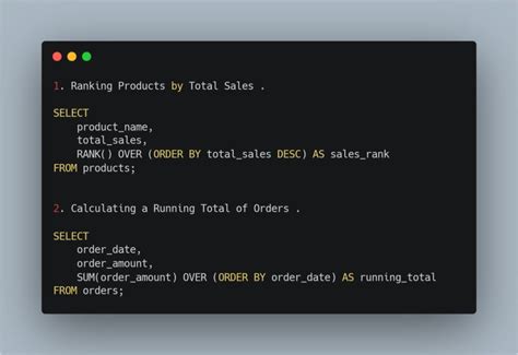 John Confidence Bello On Linkedin Sql Dataanalytics Windowfunctions