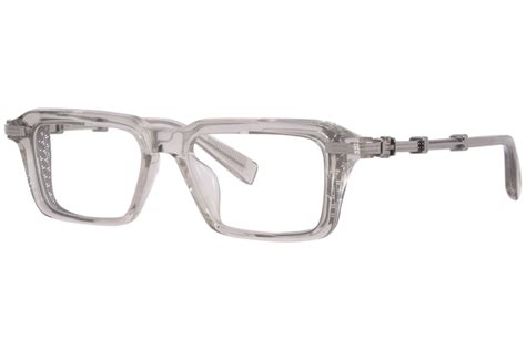 Balmain Legion Iii Bpx 132c Titanium Eyeglasses Grey Palladium Full Rim