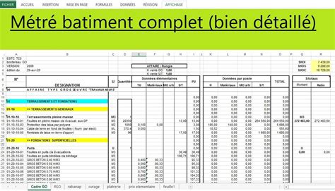 Modele Devis Excel Batiment Pdf Financial Report