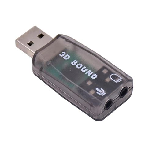 Lona USB Audio Adapter Computer Stereo Sound USB Adapter Channel PC And Laptop Plug And Play