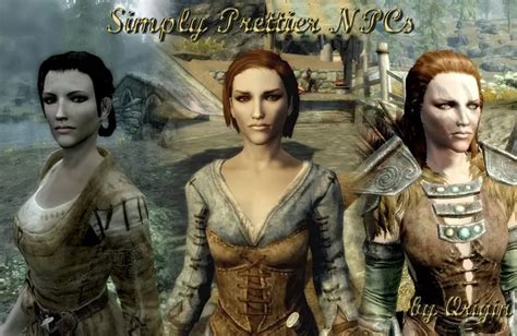 Simply Prettier NPCs At Skyrim Nexus Mods And Community