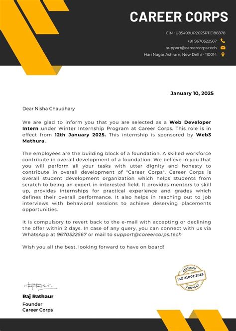 Webdevelopment Internship Careercorps Web3 Grateful Nisha Chaudhary