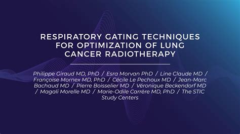 Respiratory Gating For Optimization Of Lung Cancer Radiotherapy