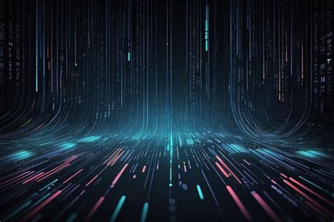 Premium Photo Binary Code Background Digital Abstract Technology Background Cyber Abstract