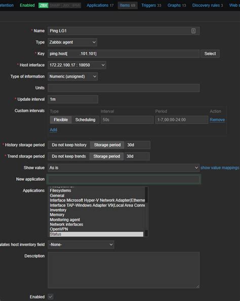 Zabbix Monitor Vpn Lan Client Pings Scotts Technical Writeups