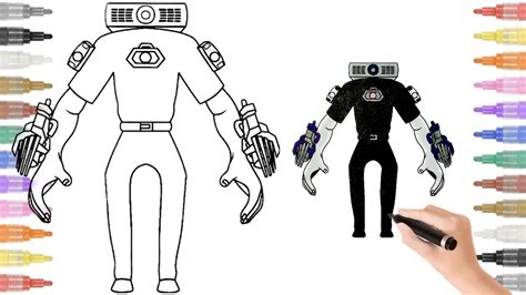 HOW TO DRAW PROJECTOR MAN Skibidi Toilet Easy Step By Step