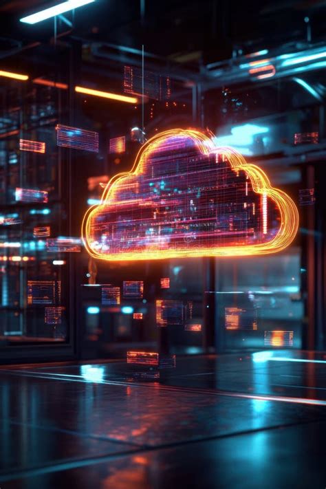 Cloud File Integration Holographic Cloud File Interface Showcasing