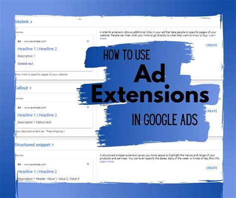 How To Use Ad Extensions In Google Ads Top Of The List