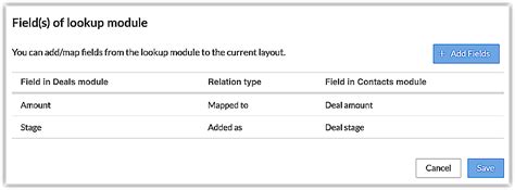 Field Of Lookup Zoho Crm