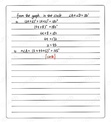 Solved A Calculator Quadrilateral Abcd Is Inscribed In A Circle What Is The Measure Of Angle A