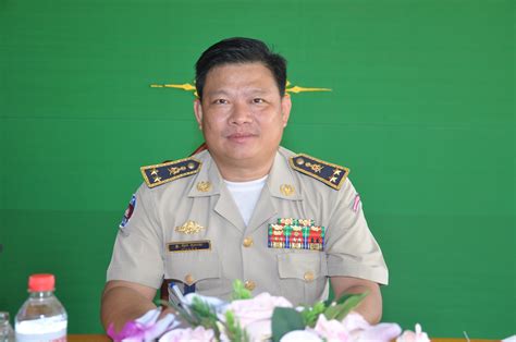 ឧ ទោ ម៉ែន លី ស្នងការនគរបាលខេត្តកំពង់ធំ ដឹកនាំកិច្ចប្រជុំ