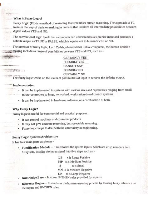 Module 3 Fuzzy Logic Pdf