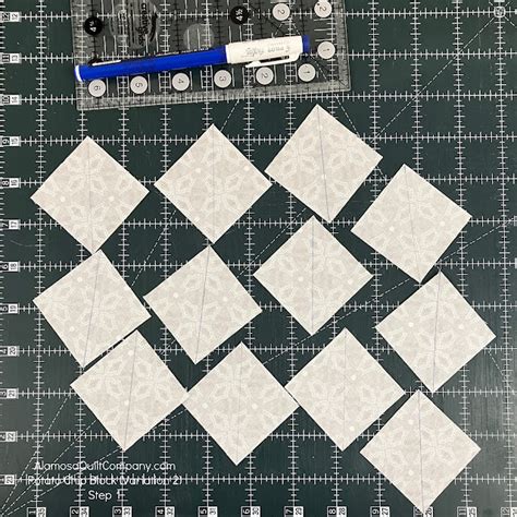 Alamosa Quilter Potato Chip Block Variation 2 Sew Along Making
