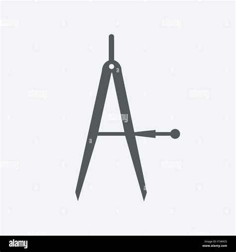 Drawing Compass Icon Stock Vector Image And Art Alamy