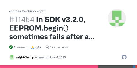 In Sdk V320 Eeprombegin Sometimes Fails After A Rebootneed To Call Eeprombegin Again