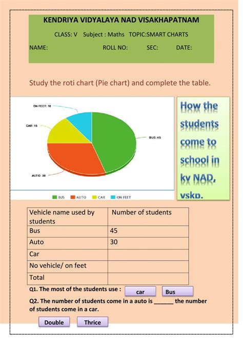 Smart Chart Free Interactive Worksheets 627468