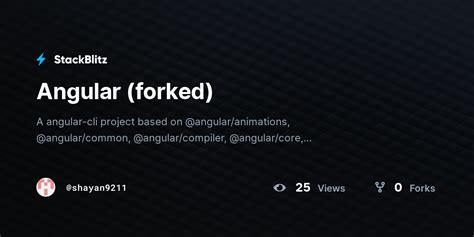 Angular Forked Stackblitz Angular Forked Stackblitz