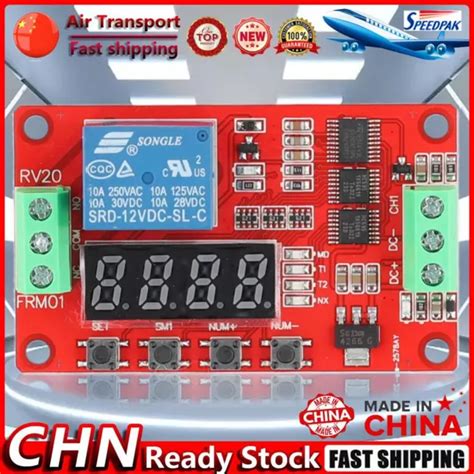Frm01 Timer Control Relay Switch Dc 5v 12v 24v Automation Delay Loop Module 1ch Eur 719