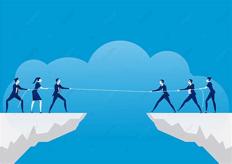 Conflict Concept Against Ambition Opposition Fight Metaphor