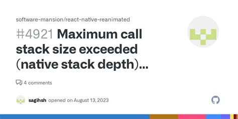 Maximum Call Stack Size Exceeded Native Stack Depth When Loading From Eas Update · Issue 4921