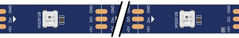 How To Use Ws2812 Rgb Led Strip Pinouts Specs And Examples Cirkit Designer