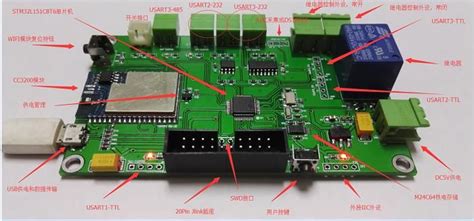 STM L Single Chip Microcontroller WIFI Module Serial Port To Turn WIFI TI CC Module