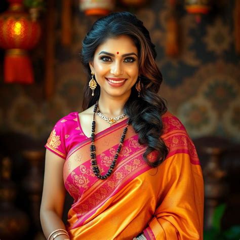 Elegance Embodied A Mature Indian Woman