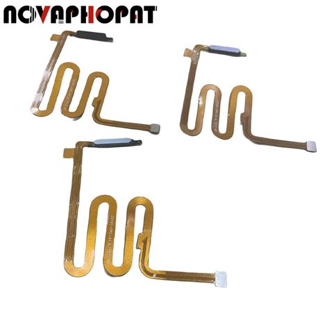 Novaphopat For Infinix Note Pro X Power Button Touch Id Finger Scanner Fingerprint Sensor