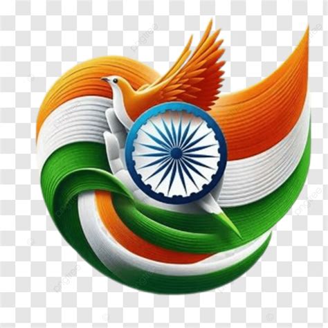 역동적인 관점에서 생생한 색상과 복잡한 세부 사항을 보여주는 인도 국기의 3d 표현 인도 국기의 3d 표현 생동감 넘치는