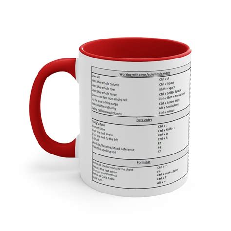 Witty Mugs Excel Shortcuts Coffee Cup Dad Jokes Gift For Colleague Office Gift Office G Ift