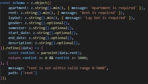How To Create Custom Validation For More Than Two Things In Zod Rwebdev