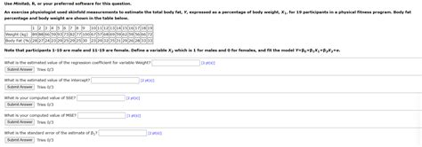 Solved Use Minitab R Or Your Preferred Software For This Chegg