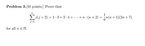 Solved Problem 3 10 Points Prove That Chegg Com
