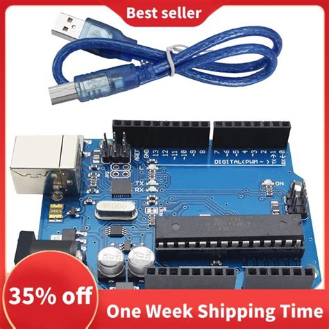 unor3 บอร์ดควบคุมหลัก atmega 328p microcontroller โมดูลการเขียนโปรแกรม development board