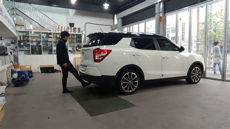 쌍용 티볼리에어 전동트렁크 카티비넷정품 3년 또는 10만키로보증 ♡ Youtube