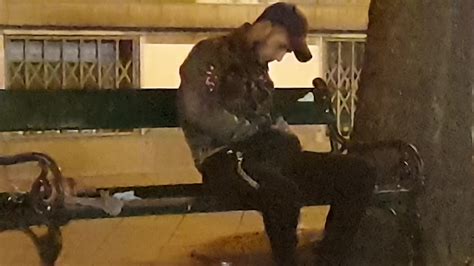 Homeless Grabbing His Dick